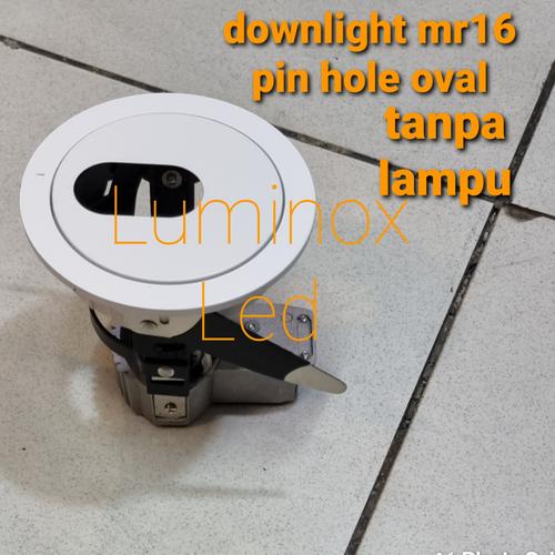 Jual downlight pin hole oval mr16 / kap spotlight halogen led mr16 ...