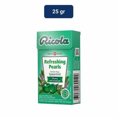Jual RICOLA CHEWY CANDY 25 GRAM BLACKCURRANT/STRAWBERRY/SPEARMINT - PERMEN - SPEARMINT - Jakarta ...