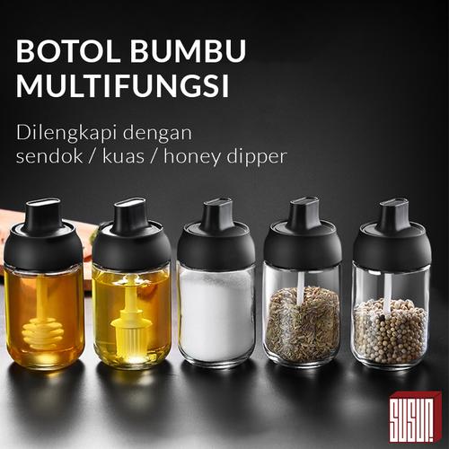 Jual Botol Kaca Bumbu Dapur Multifungsi / Tempat Bumbu Serbaguna ...