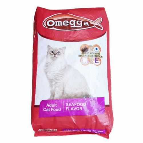 Jual Makanan kucing omega seafood 20kg cat food omegga seafood 20kg ...
