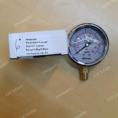 Jual Pressure Gauge Raket 2,5" inch 0-6bar stainless Wiebrock - Jakarta Barat - Bintang Jaya ...