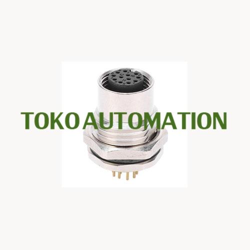 Jual M12 Socket Connector 12 pin female Konektor SA57 - Jakarta Utara ...