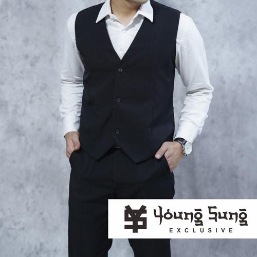 Jual Rompi Jas Pria Rompi Casual Hitam Rompi Formal Rompi Kerja ...