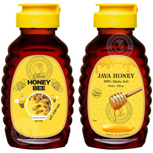 Jual stiker vinyl label madu CUSTOM model TJ 9x6cm - Kota Tangerang ...