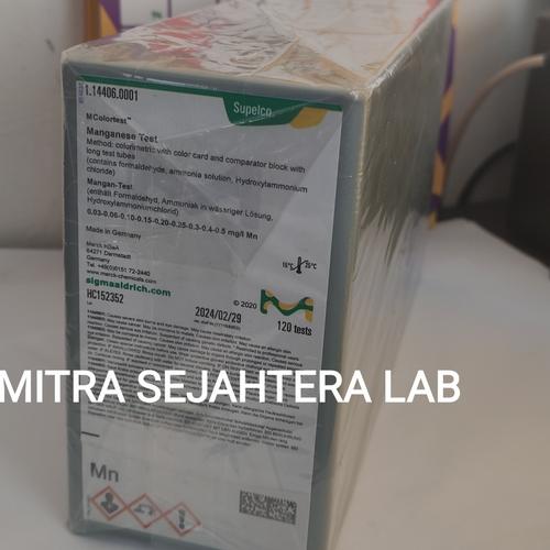 Jual Manganese Test Kit Merck 120 Test 114406 / 1.14406.0001 Uji Mn ...