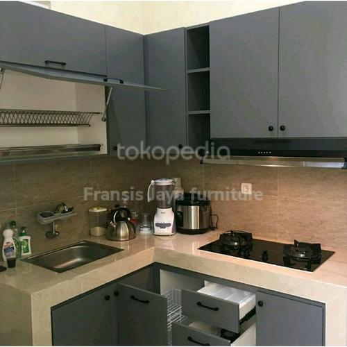 Jual kitchenset multiplek HPL apartemen rumah custom sesuai permintaan ...