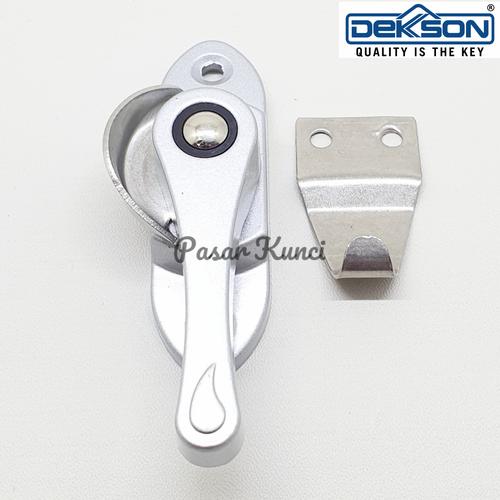Jual Grendel Kuping Kunci Sliding Crescent Lock Dekson CL 330 - Silver ...