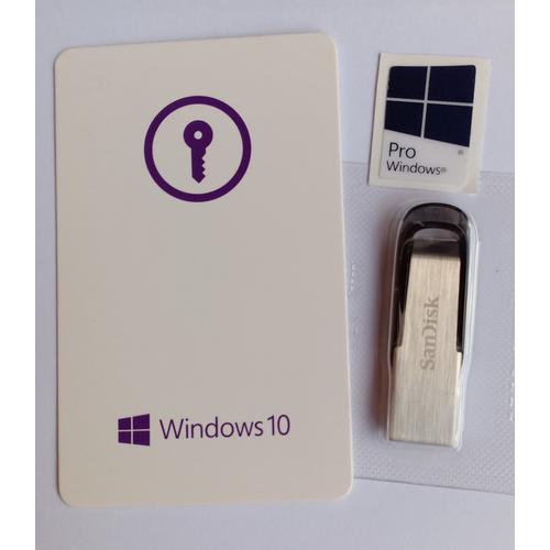Jual Wind 10 Pro RetailCard Original Bisa Pindah PC +USB Installer bns ...