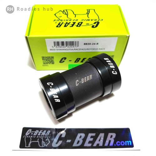 Jual C-BEAR bb30 24 r ceramic press fit bb30 axle 24 bottom bracket bb ...