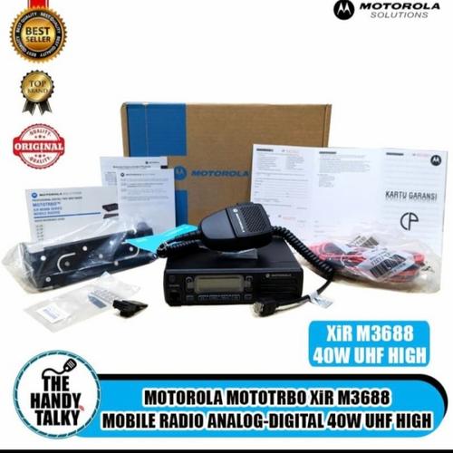 Jual RIG MOTOROLA XIR M3688 UHF 403-470MHZ ORIGINAL MOTOROLA RIG XIR ...