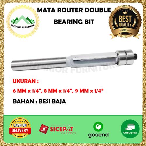 Jual Mata Router HPL Trimmer Profil Kayu Double Bearring HPL Kayu ...