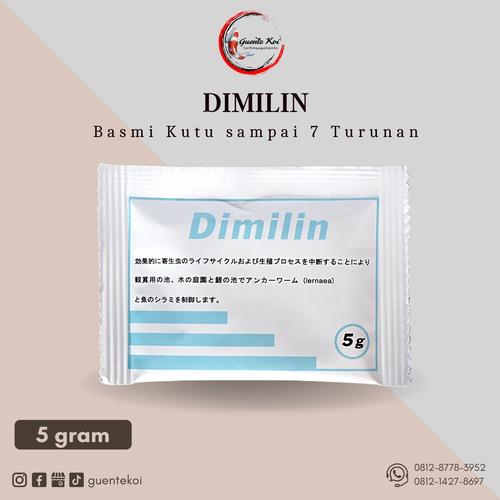 Jual DIMILIN 5 gram original pack (Made in Japan) Obat Kutu Ikan Koi ...