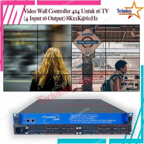 Jual Video Wall Controller Multiview 4x4 For 16 TV (4 Input 16 Output ...