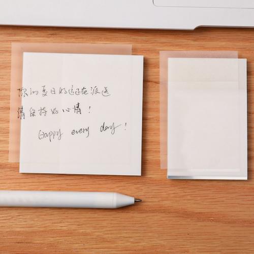 Promo Translucent Sticky Note Plastik Transparan Sticky Notes Memo ...
