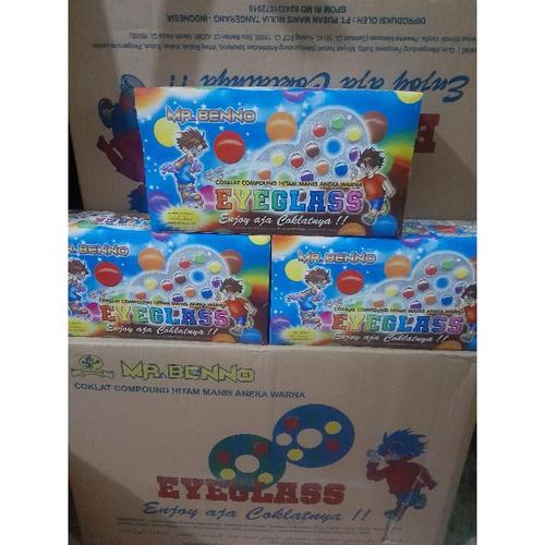 Jual Permen Coklat Kacamata Eyeglass Mr Benno box isi 40 pcs - Jakarta ...