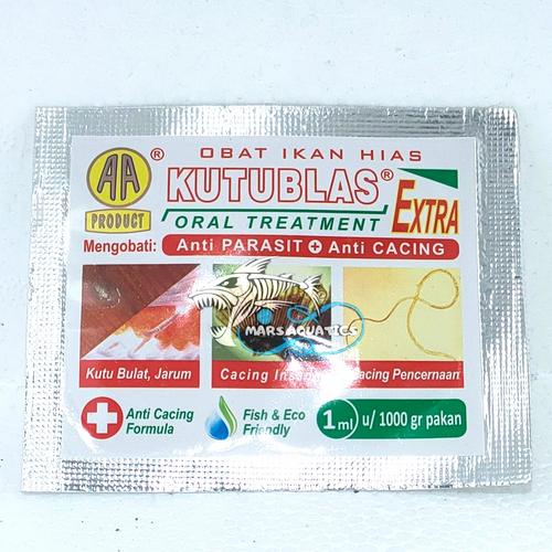 Jual Obat Ikan AA Kutublas Extra Anti Parasit Kutu Jarum Cacing ...