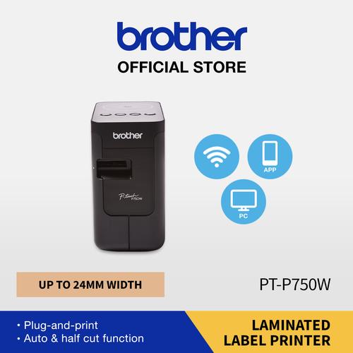 Promo Brother PT-P750W Printer Wireless Label Maker Pembuat Label P750W ...