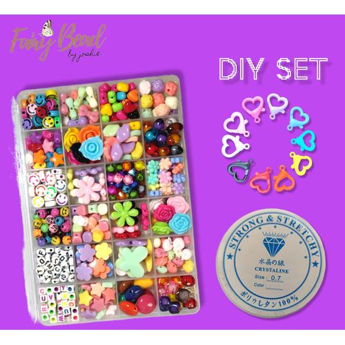 Jual DIY Jewelry Kit, DIY Bead Set, Manik-manik Perhiasan Anak DIY ...