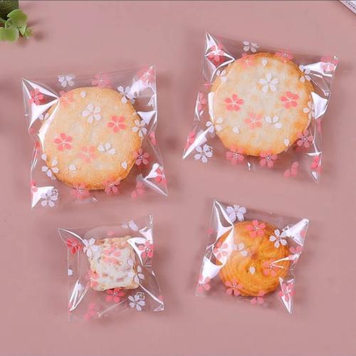 Jual Plastik Packaging Cookies Permen Biskuit Motif Floral Perekat - 7× ...