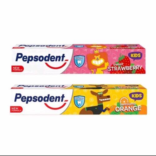 Jual Pepsodent Kids Toothpaste - Pasta Gigi Anak Orange / Strawberry ...