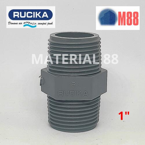 Jual Double Nepple 1 inch RUCIKA AW PVC - Dobel Nepel Neple Nipple ...