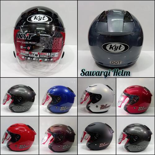 Jual HELM KYT DJ MARU SOLID ORIGINAL - Abu Granito, XL - Kota Bandung ...