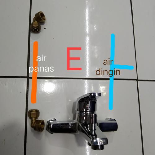 Jual paket acesoris instalasi air panas saluran water heater pipa keni ...