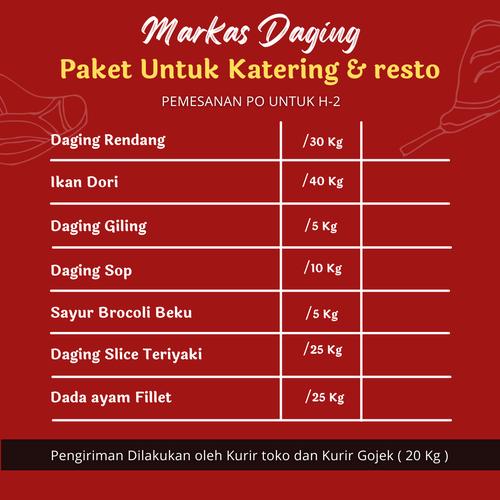 Jual Paket daging untuk Katering dan Resto - Paket 2 - Kota Bekasi ...
