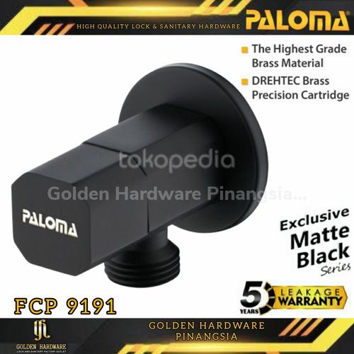 Jual PALOMA FCP 9191 STOP KRAN KERAN AIR DINGIN TEMBOK VALVE MATTE ...