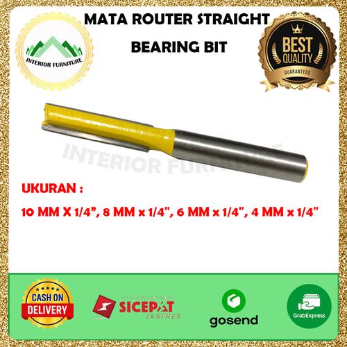 Jual Mata Router HPL Trimmer Profil Kayu Straight Bit HPL Kayu Potong ...