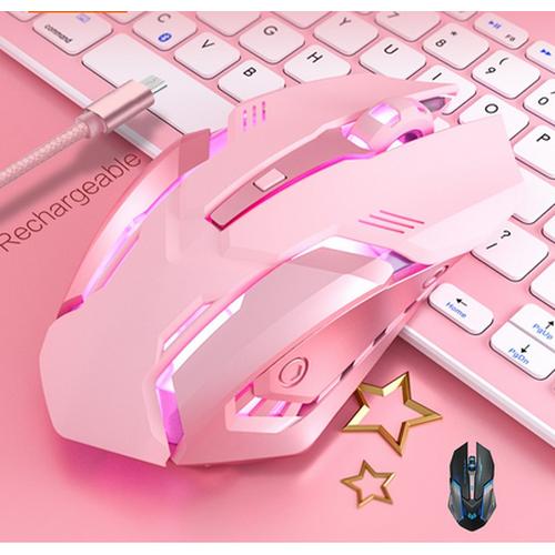 Jual Mouse Optikal Gaming Wireless Cantik Aksesoris Komputer Laptop ...