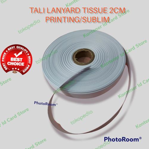 Promo Tali Lanyard Tissue 2 cm Bahan Lokal Tali Lanyard Printing Sublim ...