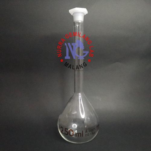 Jual labu ukur volumetric flask 250 ml pyrex - Kota Malang - Ophin Alat Lab Alkes | Tokopedia