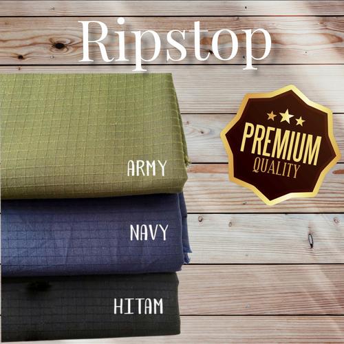 Jual 0.5 Meter Kain Ripstop/ Bahan Ribstok/ Ripstop - NAVY - Jakarta ...