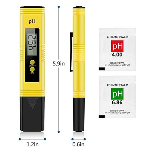 Jual PH Meter Digital 0.01 - Akurasi 0.01 Kalibrasi Otomatis - Kota ...