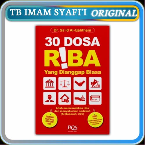 Jual Buku 30 Dosa Riba Yang Dianggap Biasa Plus Kisah Nyata - Kab ...