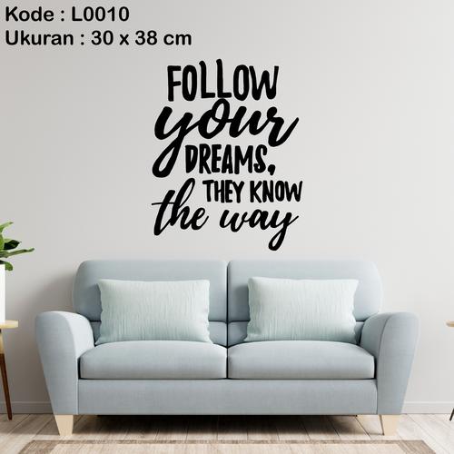 Jual Sticker Cutting Dinding / Kantor / Rumah / Ruang Tamu L0010 ...