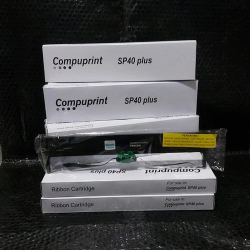 Jual Pita Ribbon cartridge COMPUPRINT SP40 PLUS/SP40+ original - Hitam ...