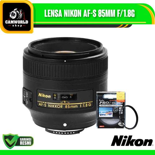 Jual Lensa Nikon AF-S 85mm f1.8G Nikkor 85mm F1.8 G - Jakarta Pusat - Camworld Shop | Tokopedia