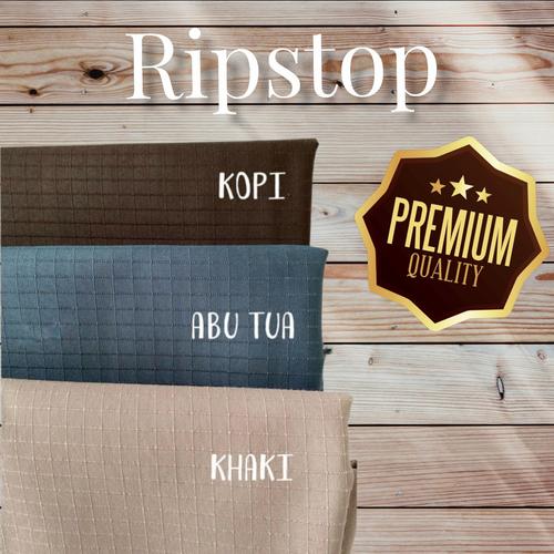 Jual 1 Meter Kain Ripstop/ Bahan Ribstok/ Ribstop - KHAKI - Jakarta ...