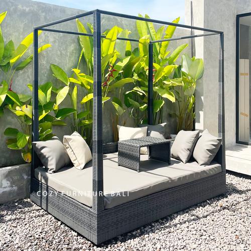 Jual RATTAN POOL DAYBED OUTDOOR SYNTHETIC - KASUR ROTAN BEACH CLUB - STANDART, SUNPROOF FABRIC ...