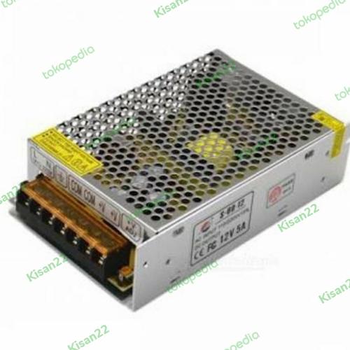 Jual power supply 12volt 5A / adaptor Led 12 volt 5 ampere - Jakarta Barat - Kisan22 | Tokopedia