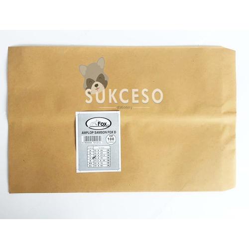 Jual Fox Amplop Samson Coklat Fox E (Pak) Isi 100 buah Murah ...