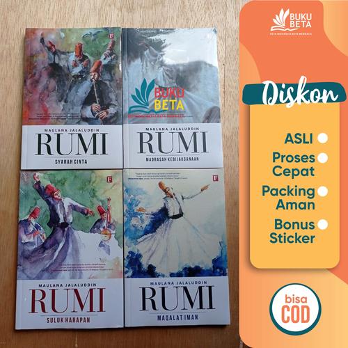 Jual Paket 4 Buku Rumi Syair Cinta Rumi - Maulana Jalaluddin Rumi - Kab ...