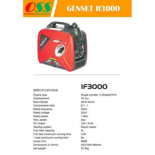 Jual GENSET INVERTER PORTABLE INFINITE IF3000IS GENERATOR IF 3000 IS ...
