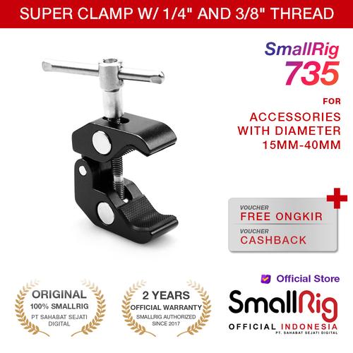 Promo SmallRig lightweight Aluminum Super Clamp w/ 1/4" and 3/8" thread ...