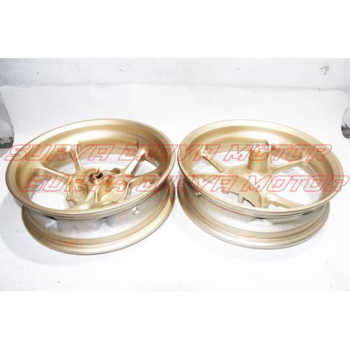 Jual Velg vleg Pelek Depan Belakang Cast Wheel Yamaha New Nmax 155 gold ...