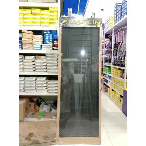 Jual New Platinum Pintu Pvc 70 X 200 Cm Marlin Black/ Pintu Pvc Kamar ...