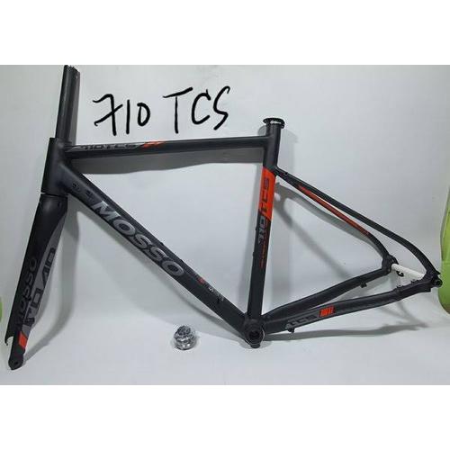 Jual FRAMESET ROAD BIKE MOSSO 710TCS ALLOY FORK CARBON RINGAN KUAT ...