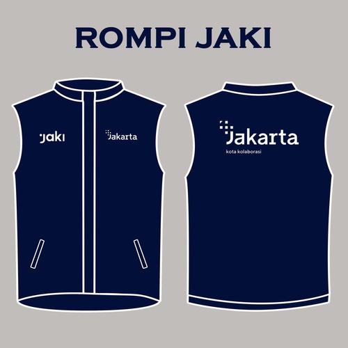Jual Vest Rompi Jakarta kota kolaborasi warna biru dongker - L ...